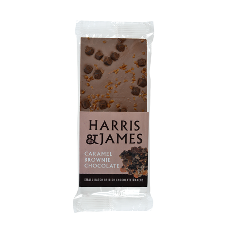 Caramel Brownie Milk Chocolate Bar | Chocolate Inclusions Bars – Harris ...