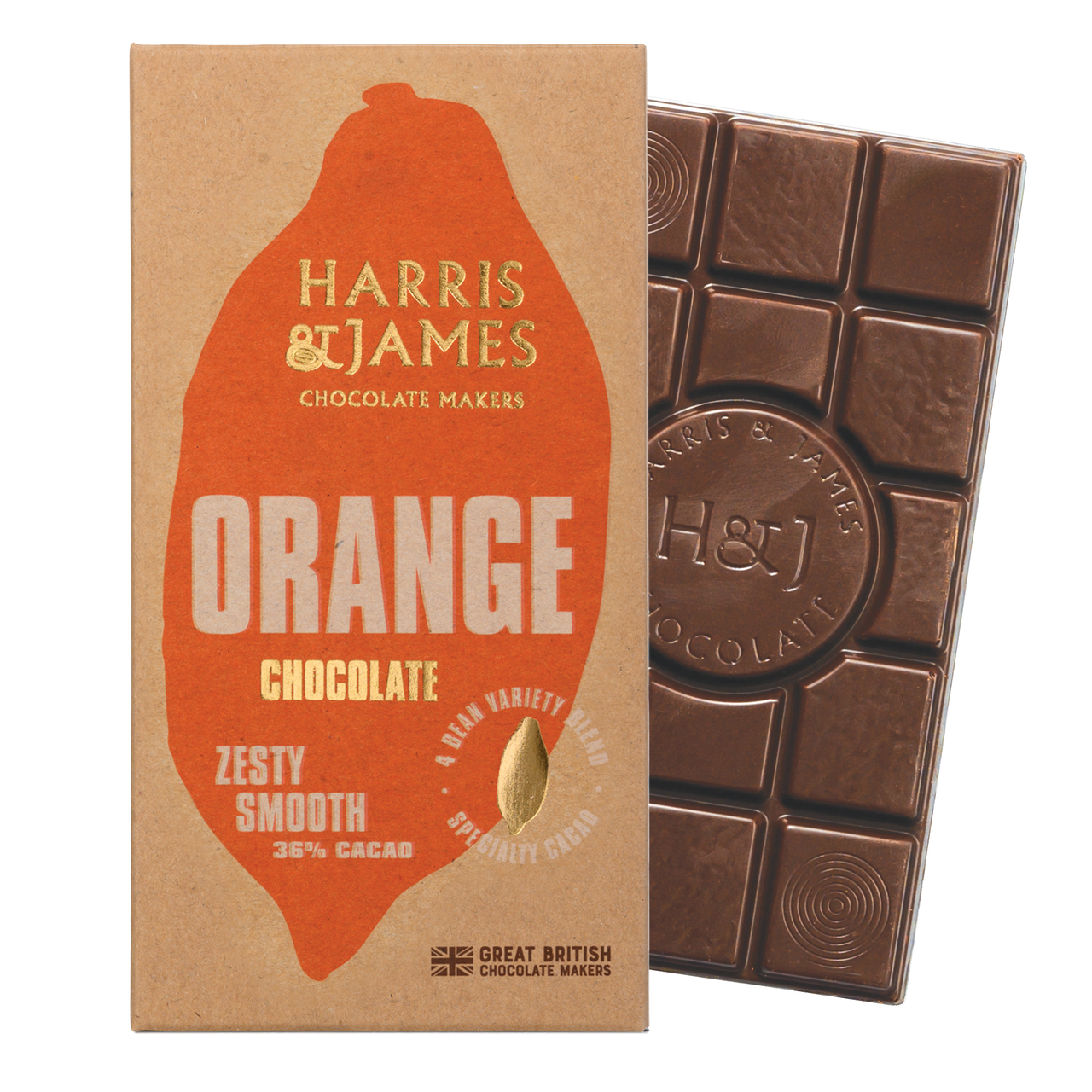 Orange Chocolate Bar – Harris & James