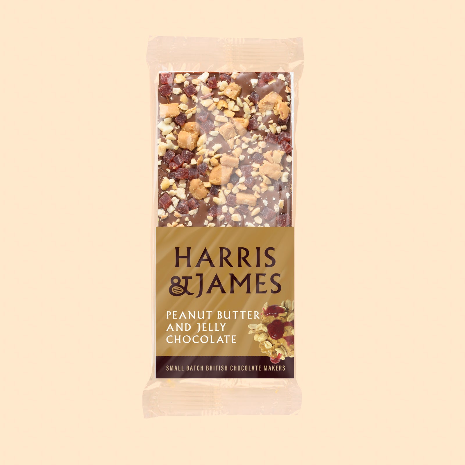 Peanut Butter & Jelly Chocolate Bar | Chocolate Inclusions Bars – GB ...