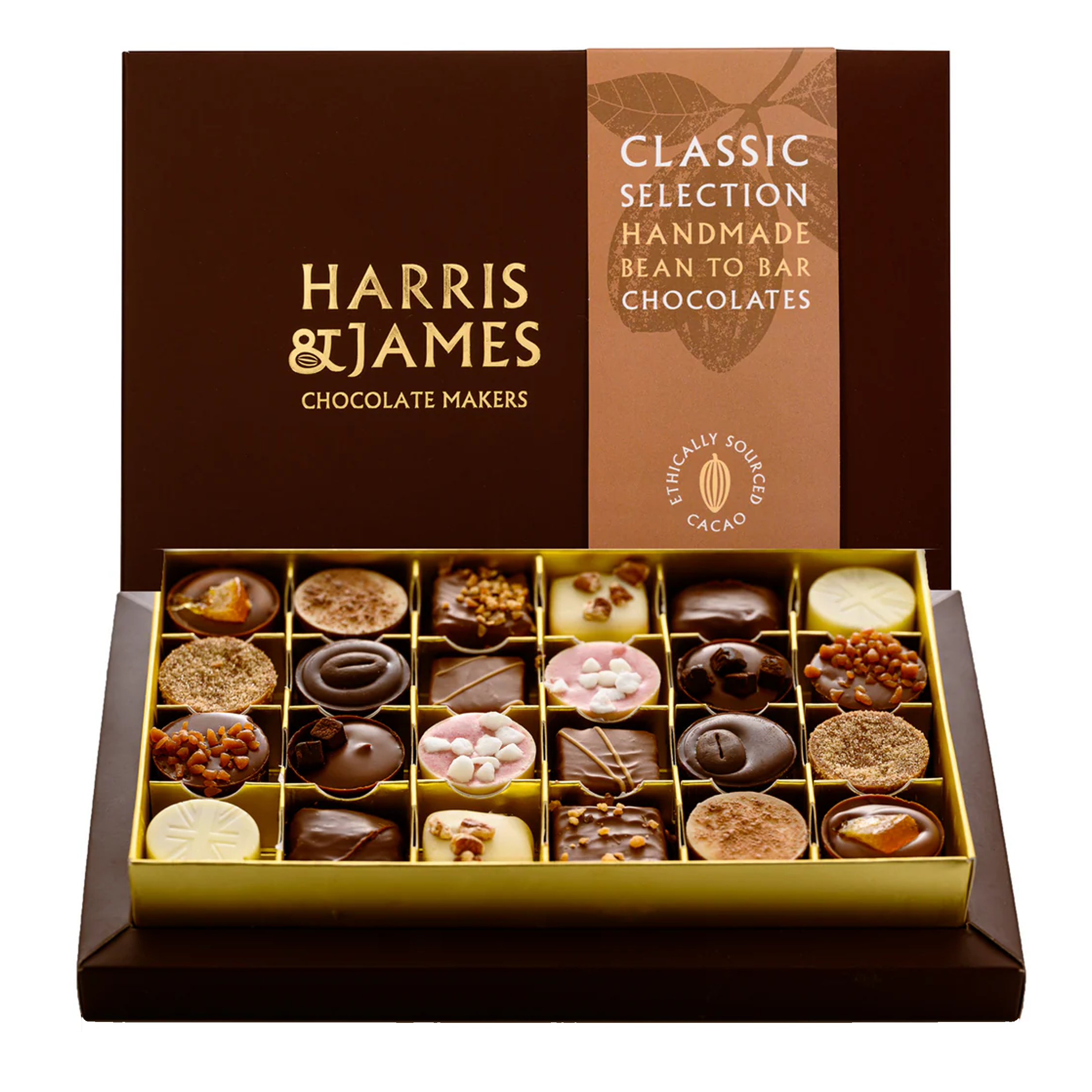 Harris & James Classic 24 Chocolate Selection Box — Luxury Hand-Crafte